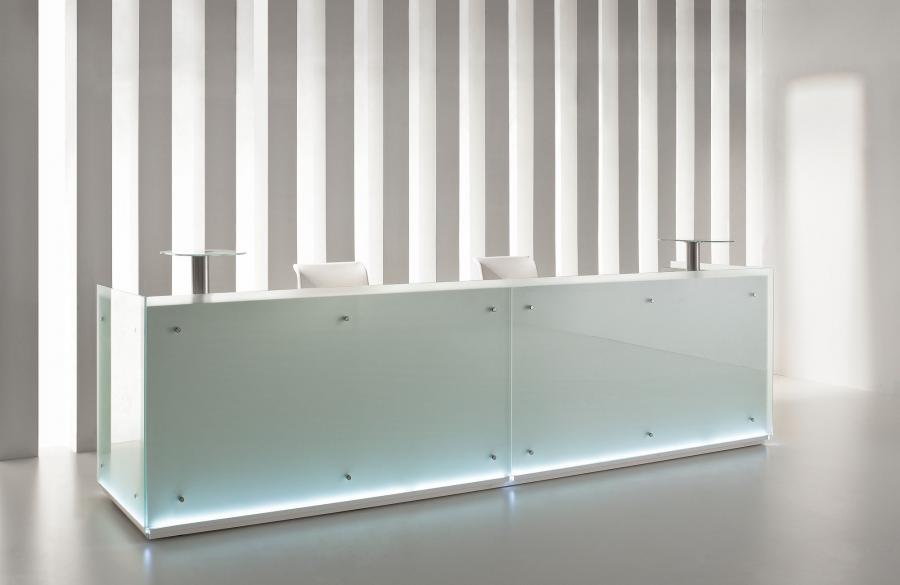 Furonto Reception Desk - Linear Modular Reception Counter | MSL Interiors