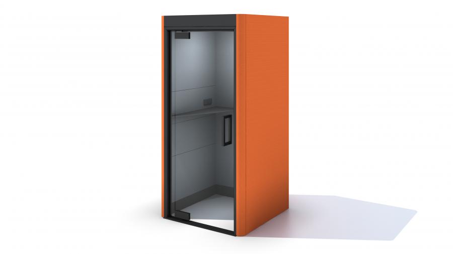 Oasis Linear Phone Booth by Frem