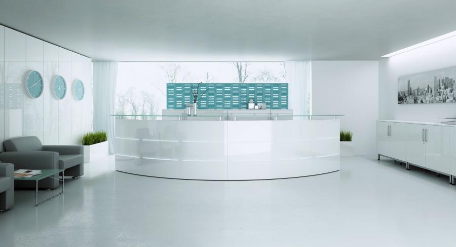 Maro eMel Reception Counter - Sophisticated Modular Reception Counter ...