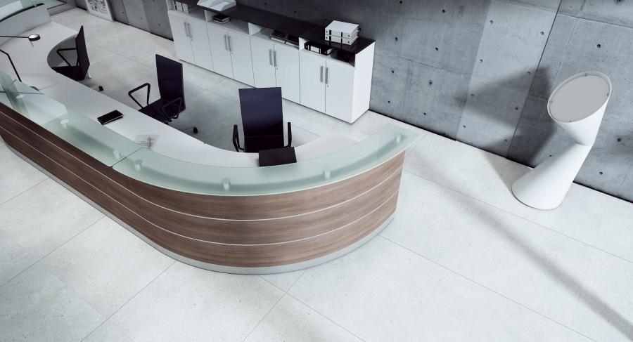 Maro eMel Reception Counter - Sophisticated Modular Reception Counter ...