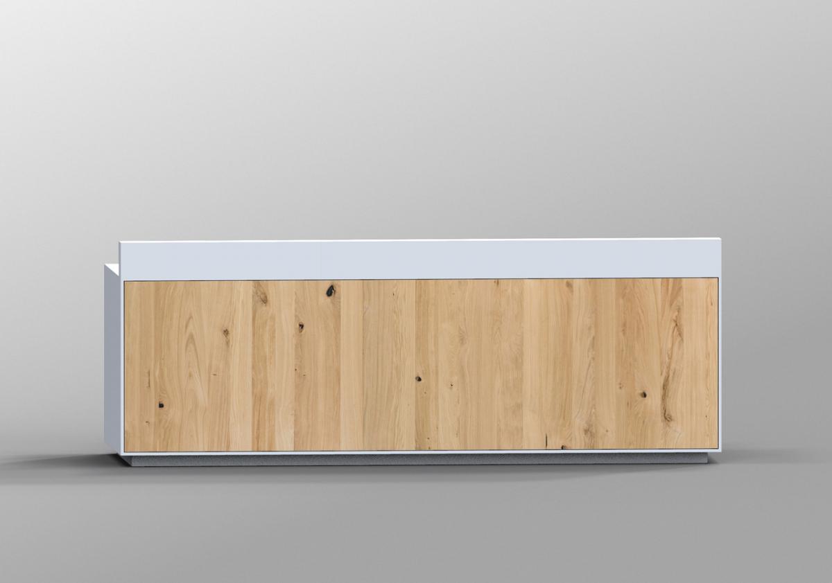 Frame - Corian Reception Desk | MSL Interiors