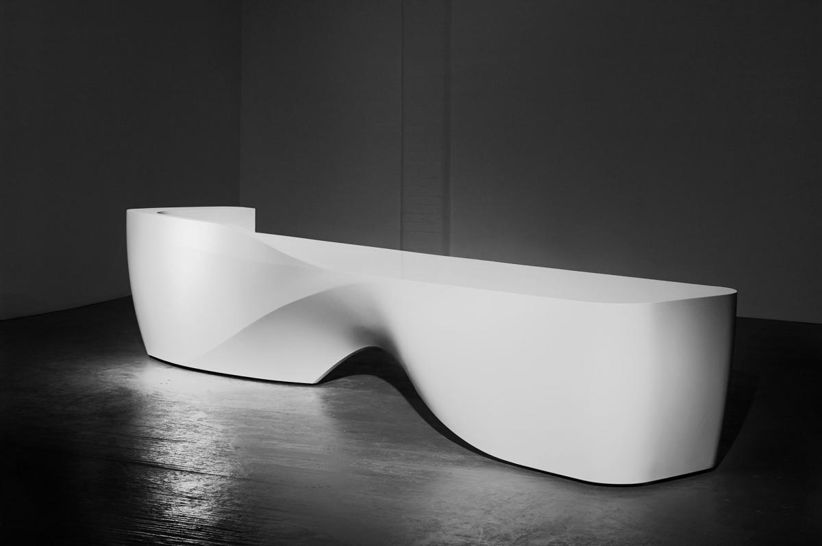 Isomi - Solid Surface and Metal Reception Desks | MSL Interiors
