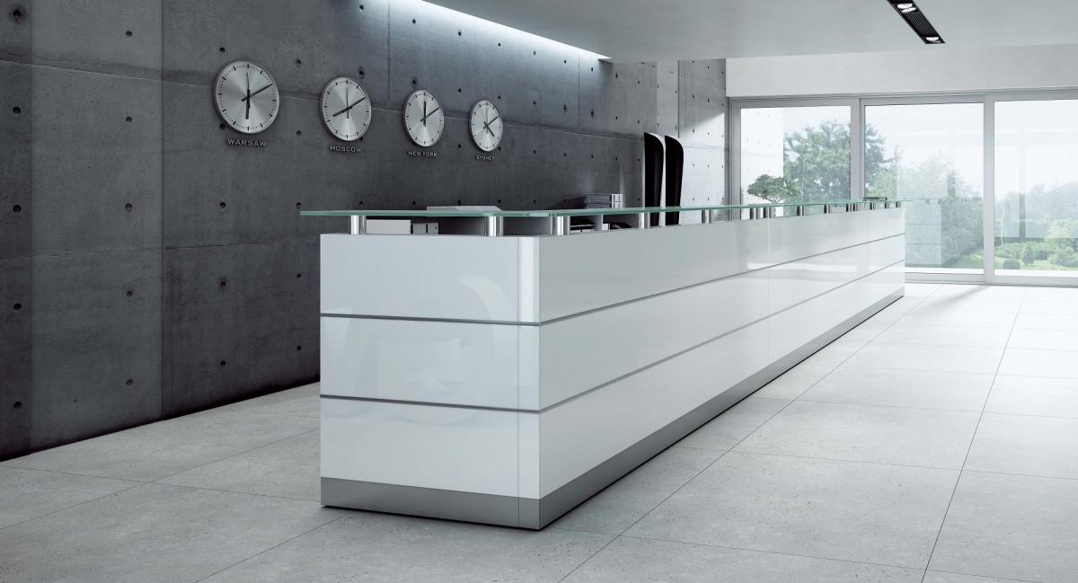 Maro eMel Reception Counter - Sophisticated Modular Reception Counter ...
