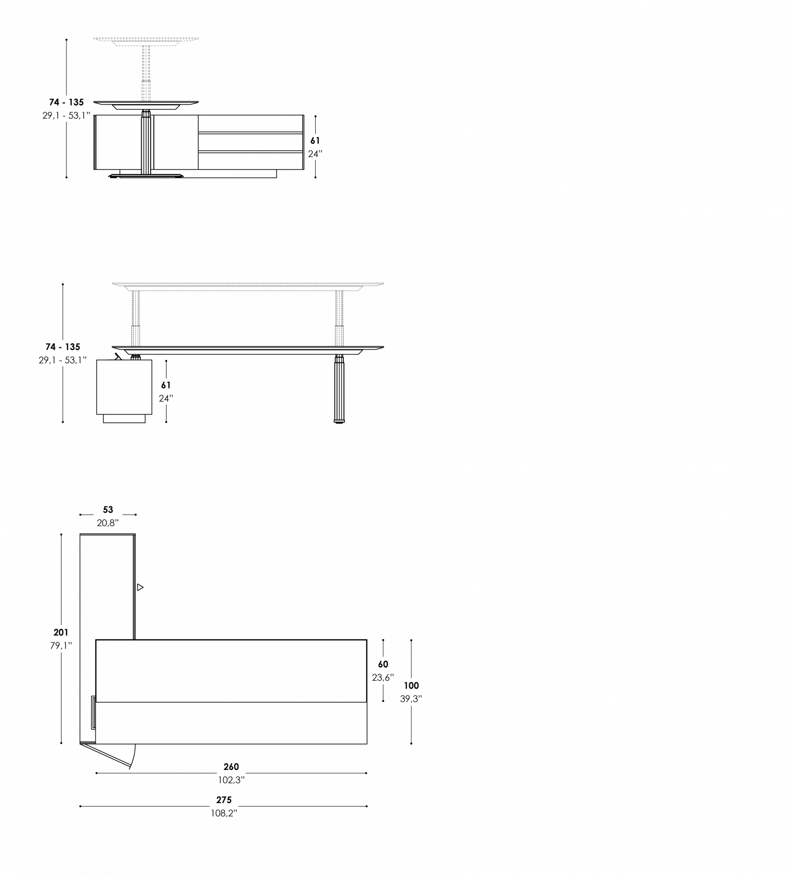 JMM Dual Designer Executive Desk | MSL Interiors