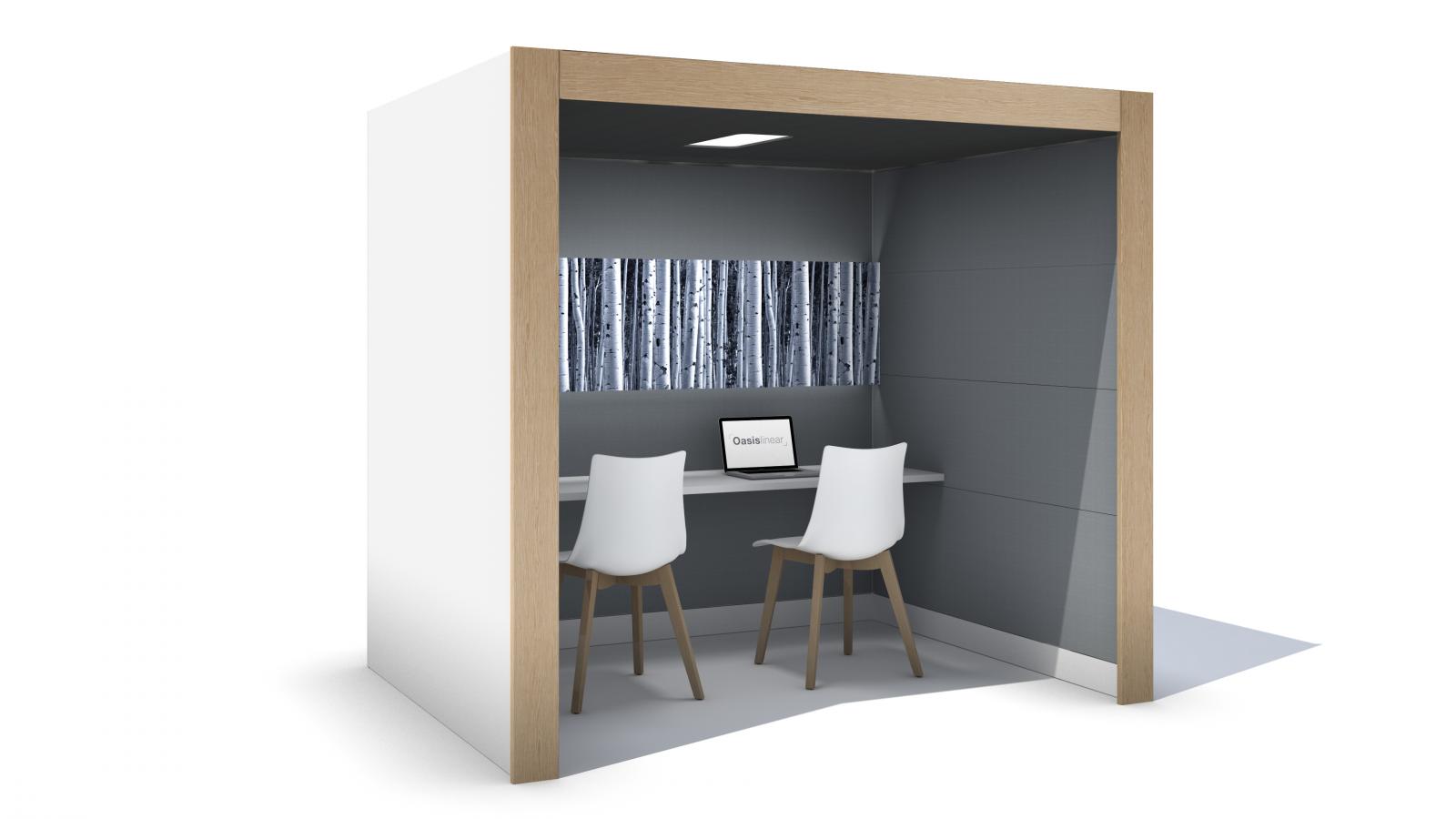 Oasis Linear Team Booth by Frem