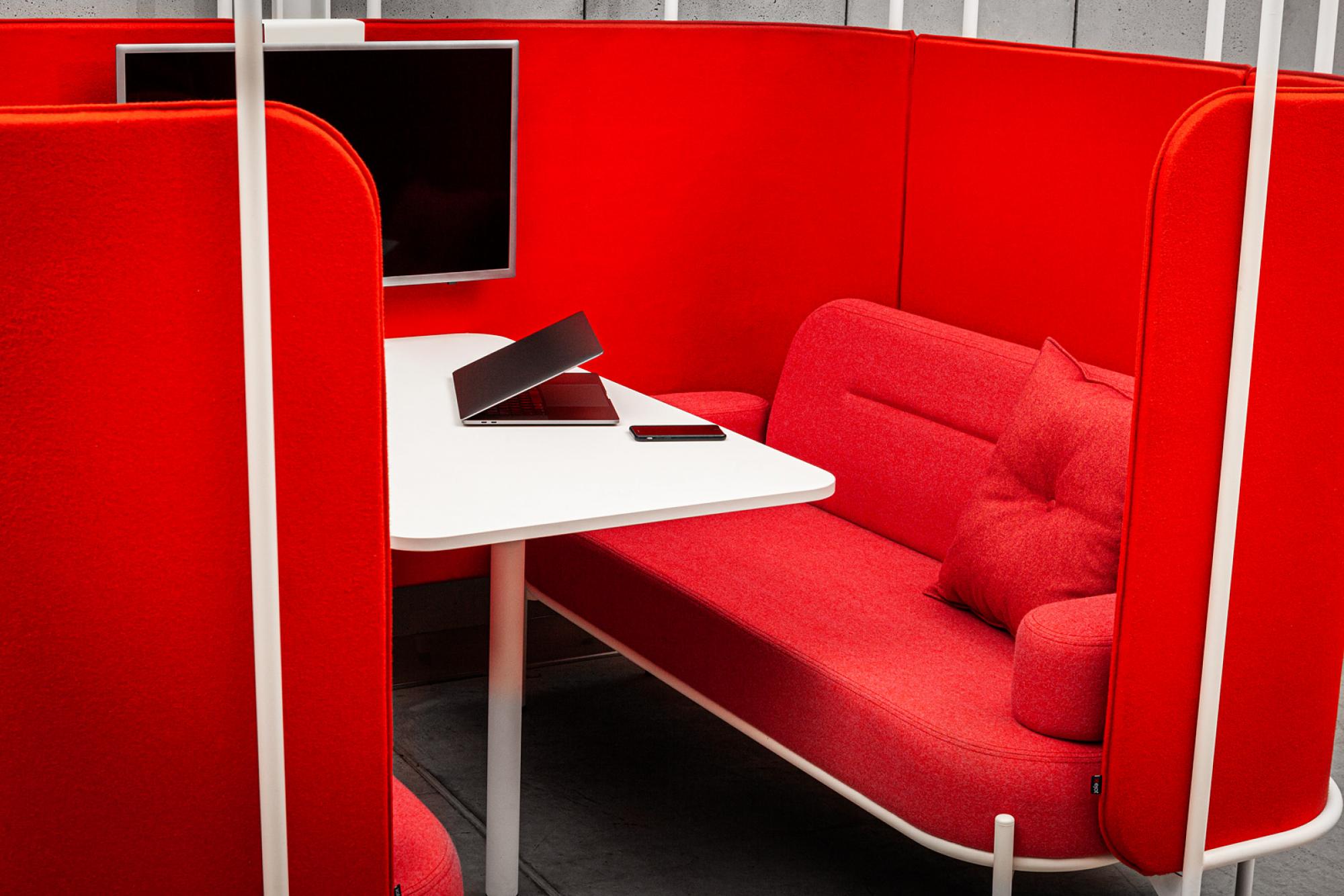 Leaf Pod Acoustic Seating | MSL Interiors Ltd