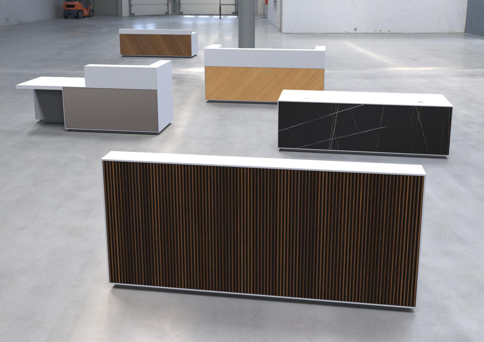 Frame - Corian Reception Desk | MSL Interiors