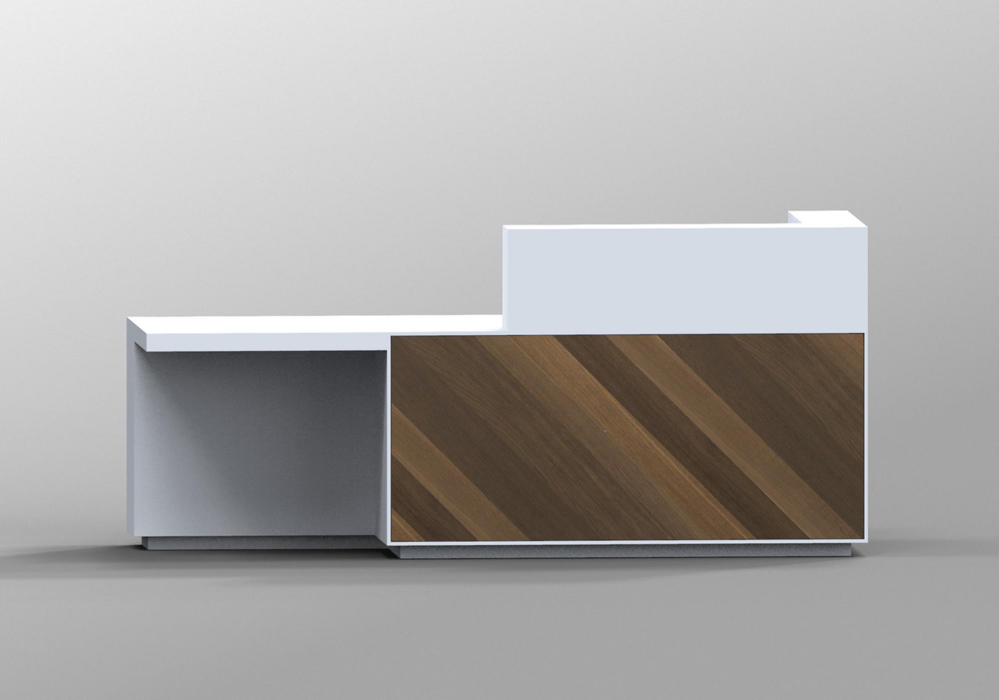 Frame - Corian Reception Desk | MSL Interiors