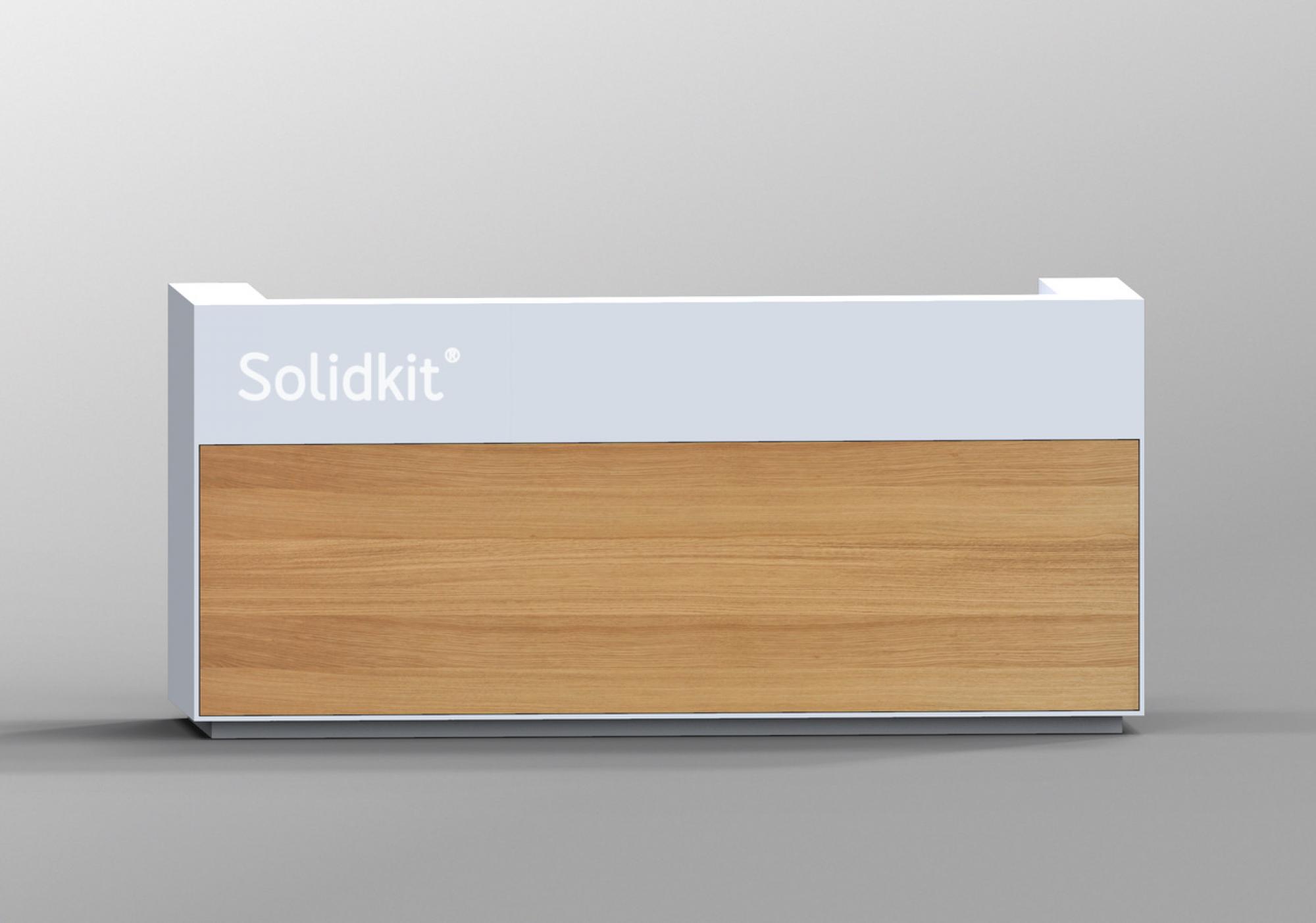 Frame - Corian Reception Desk | MSL Interiors