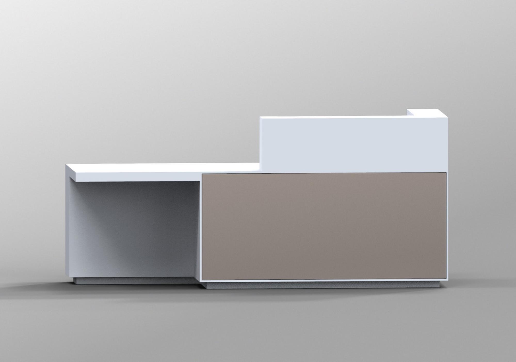 Frame - Corian Reception Desk | MSL Interiors