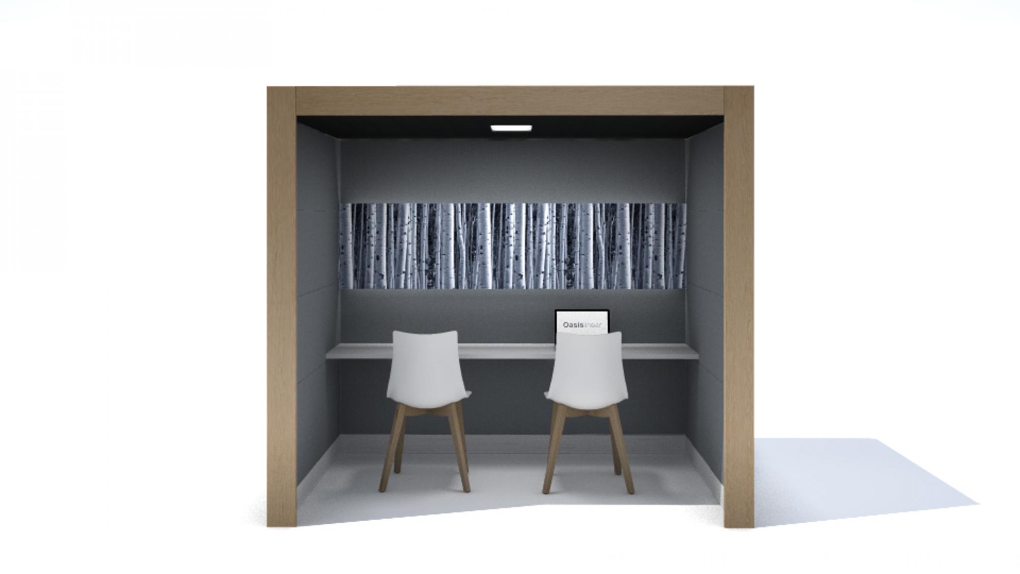 Oasis Linear Team Booth by Frem
