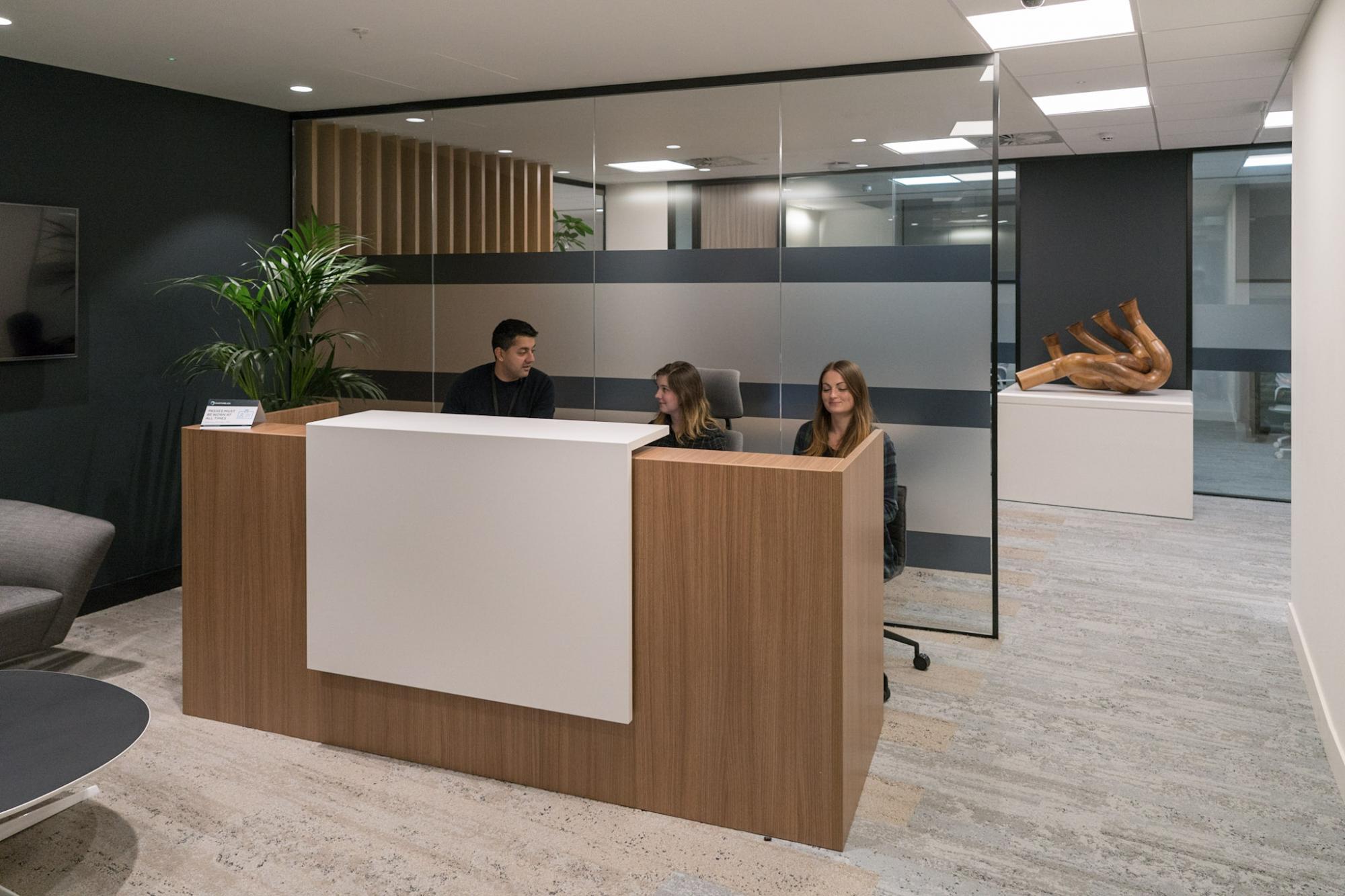 Quadrifoglio Z2 Reception Counter - Stunning Italian Reception Desk | MSL Interiors