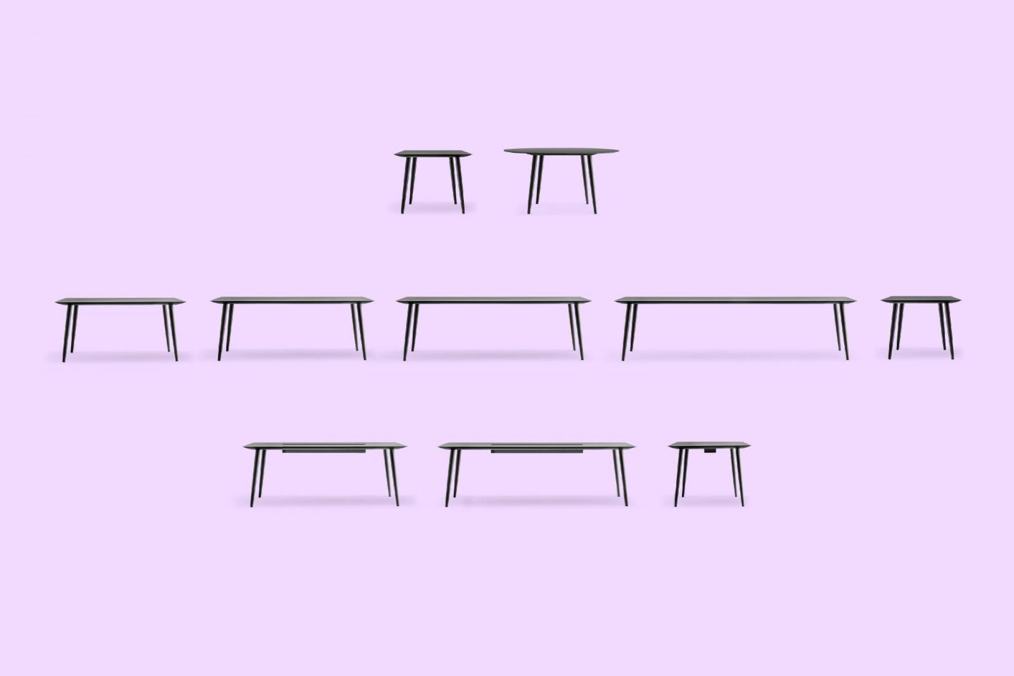 Babila Table - Pedrali - Italian Contemporary Tables | MSL Interiors