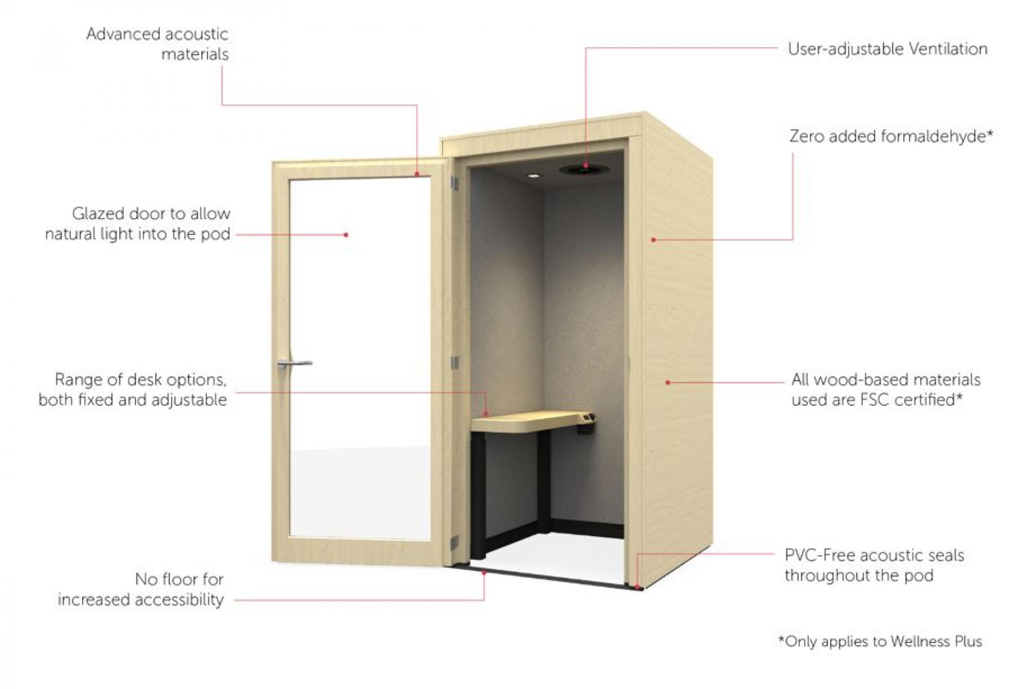 High Quality Acoustic Pod Range - | MSL Interiors